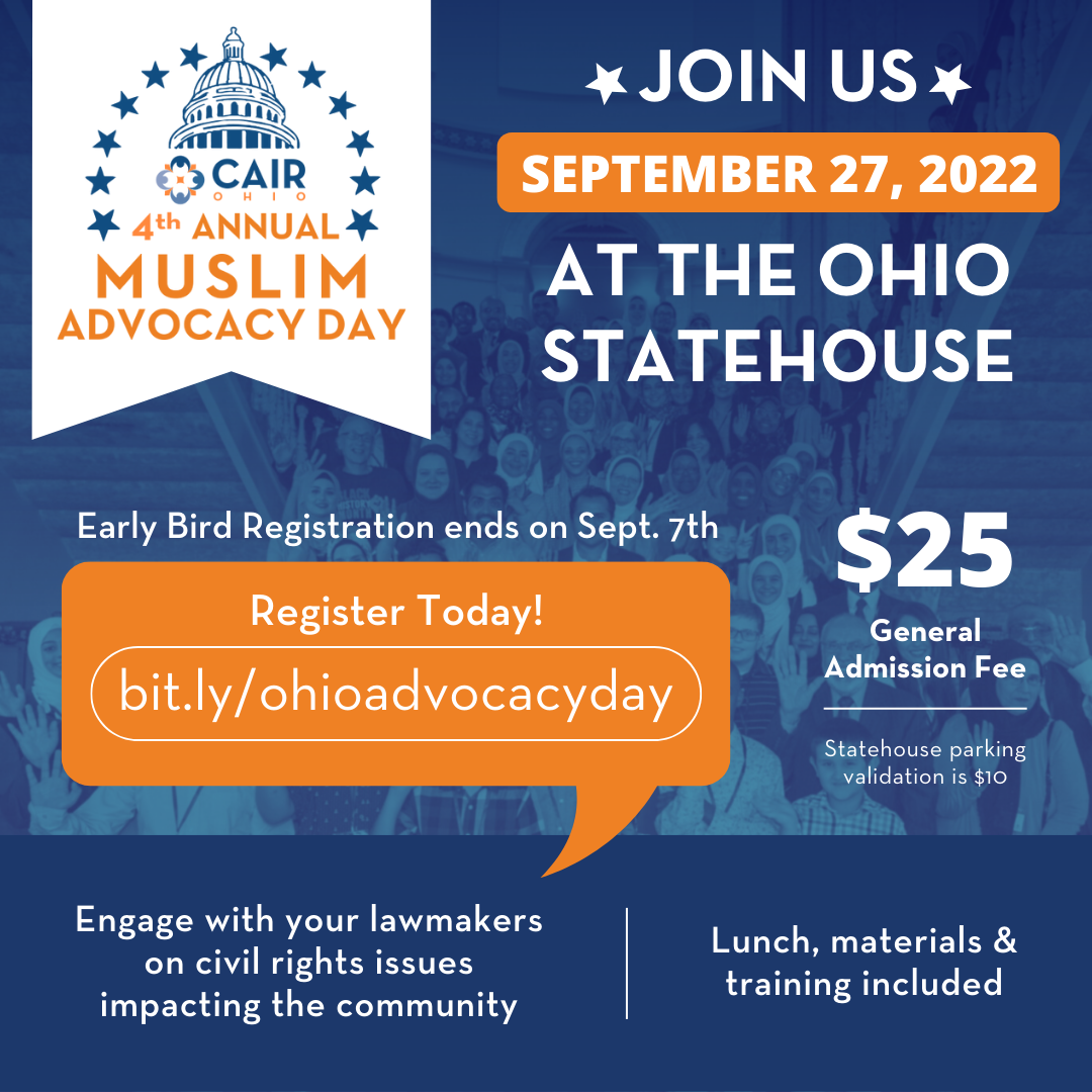 Join CAIR-Ohio for the 4th Annual Muslim Advocacy Day - CAIR-Ohio Join CAIR-Ohio for the 4th Annual Muslim Advocacy Day - CAIR-Ohio