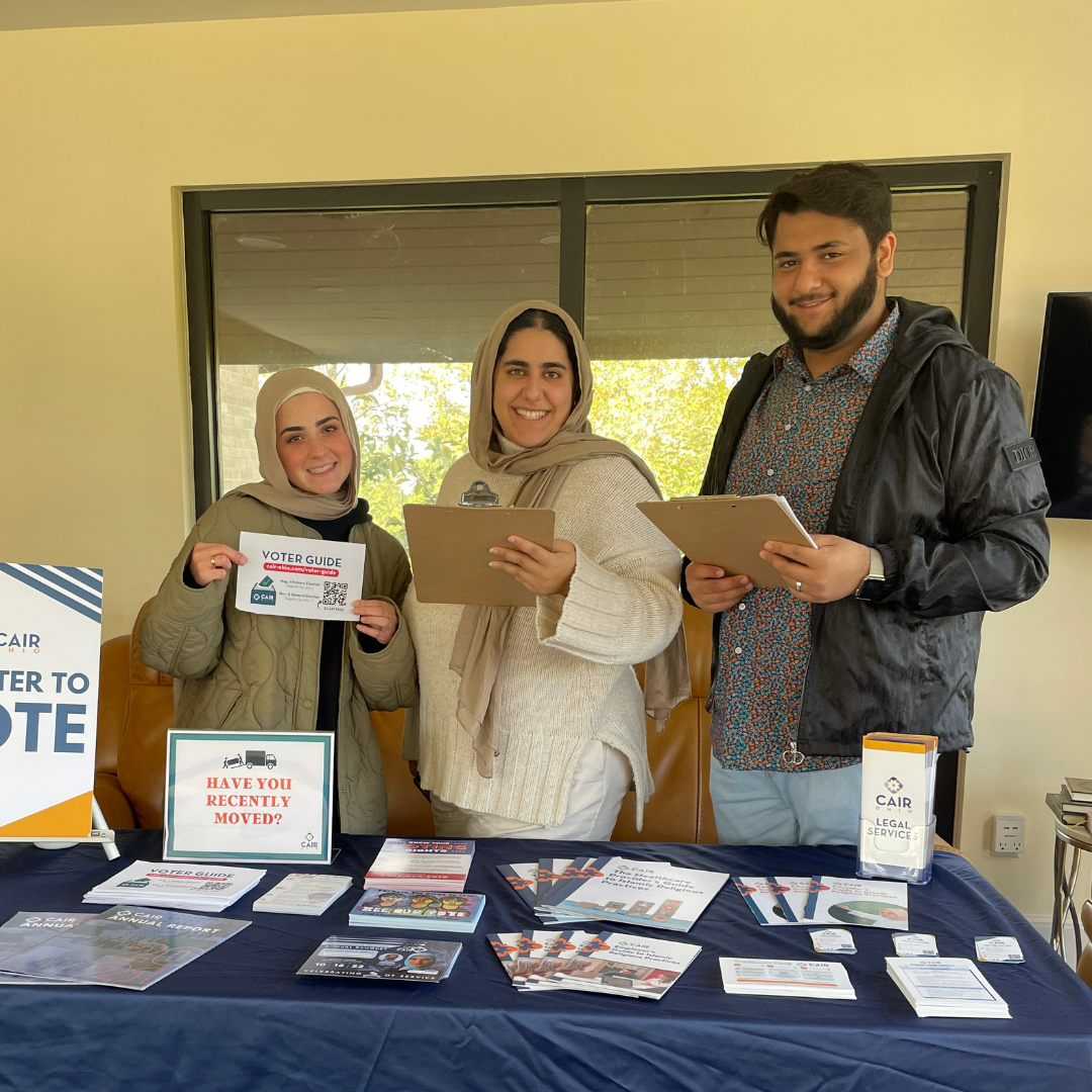 CAIR-Ohio Holds Voter Registration Drives at Masajid - CAIR-Ohio